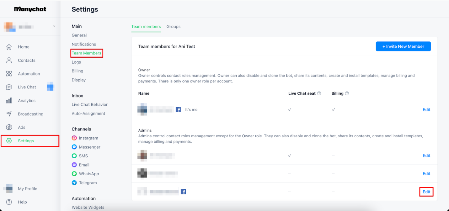 Não é possível conectar o Instagram à Manychat – Manychat Ajuda