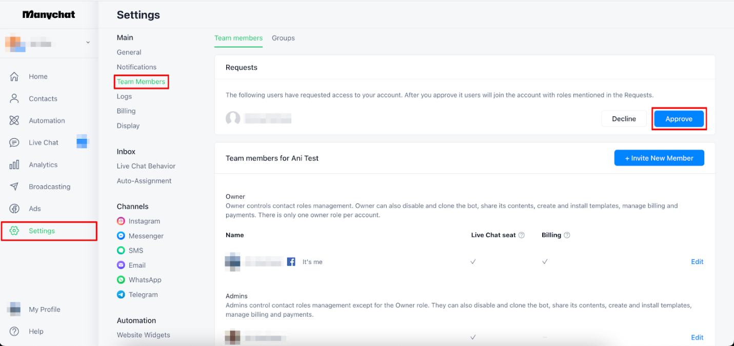 Não é possível conectar o Instagram à Manychat – Manychat Ajuda