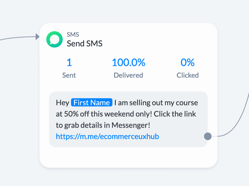 How to send SMS/MMS through Manychat – Manychat Help