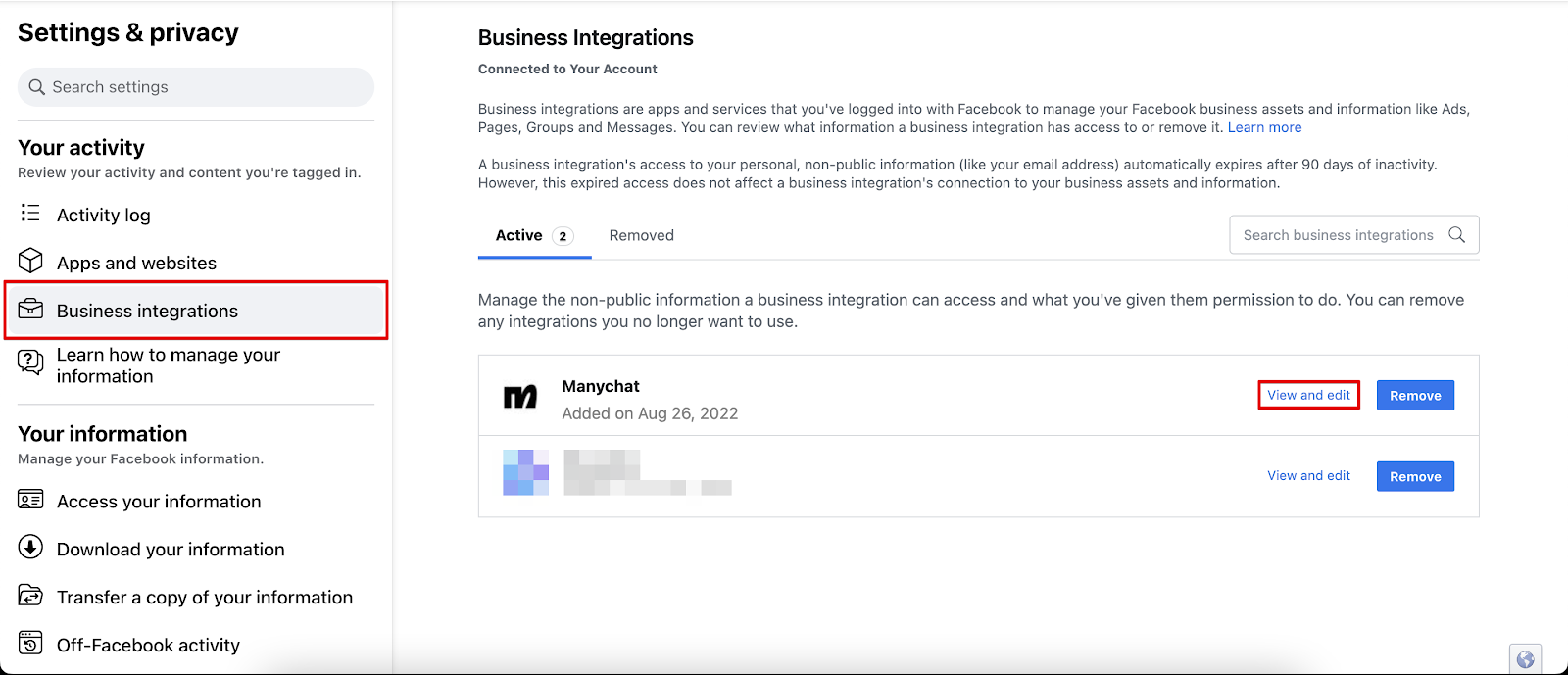 Can't connect Facebook to Manychat – Manychat Help