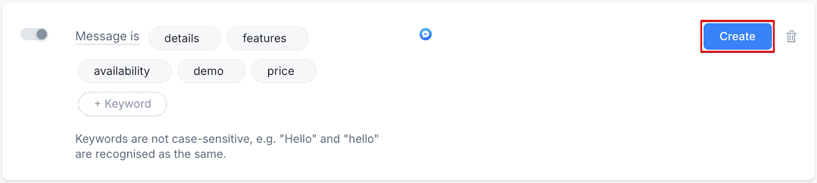 How to use Keywords Trigger in Manychat – Manychat Help