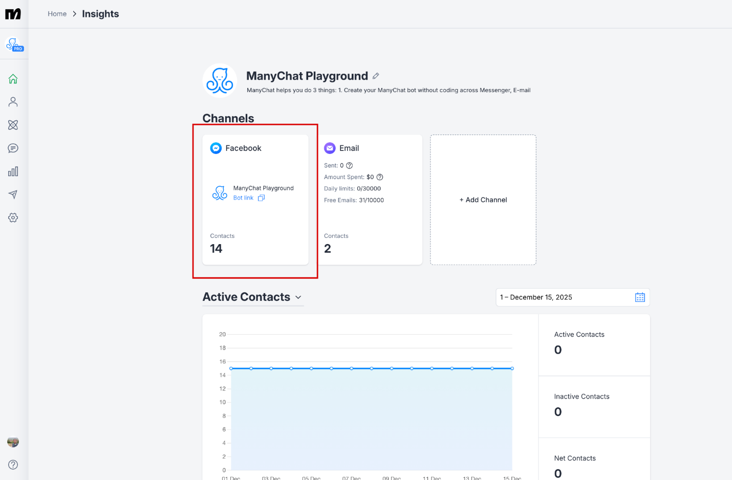 Mensajes de marketing en Messenger – Manychat Ayuda